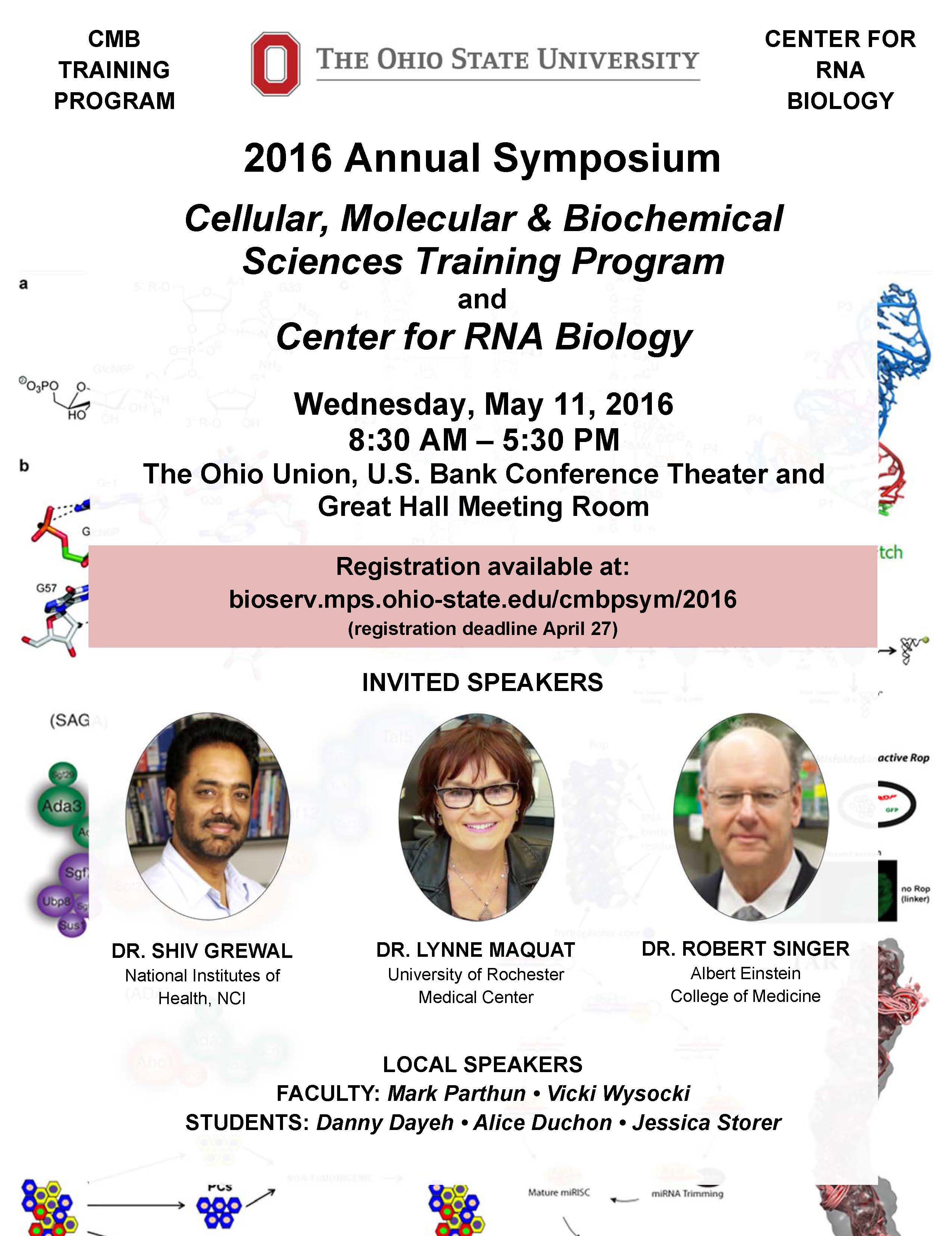 2016 ANNUAL CMBP SYMPOSIUM | Cellular, Molecular and Biochemical ...